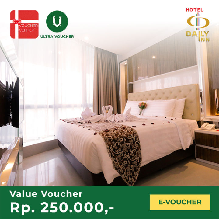 Voucher Digital Hotel Daily Inn Rp. 250.000 | Lazada Indonesia