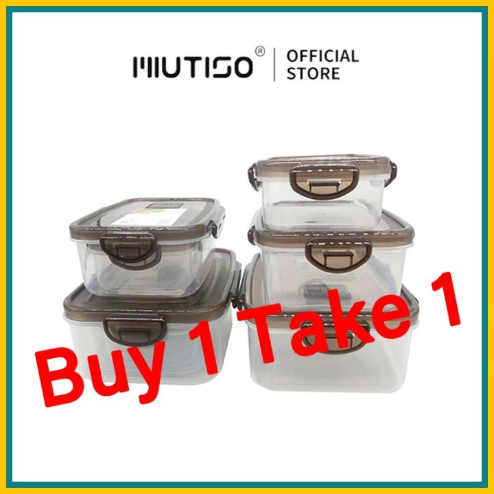 Miutiso Microwave Food Container Vented Lids Airtight Food Storage ...