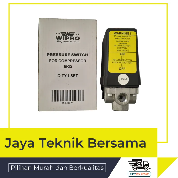 WIPRO 8KD Otomatis Kompresor Switch 4 Way/Cabang/Lubang 1/4" | Lazada ...