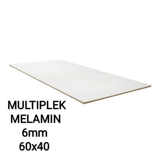 Multiplek / Triplek melamin putih 6mm (60x40)cm, melaminto plywood ...