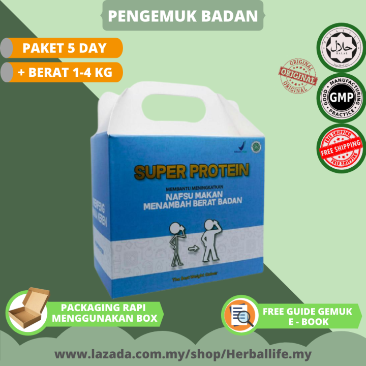 VITAMIN GEMUK BADAN ORIGINAL HERBAL ALAMI ubat gemuk super protein ...