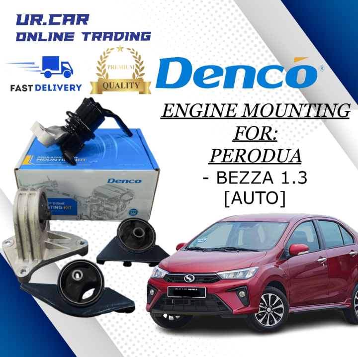 DENCO PERODUA BEZZA 1.3 (AUTO) ENGINE MOUNTING KIT SET PREMIUN QUALITY ...