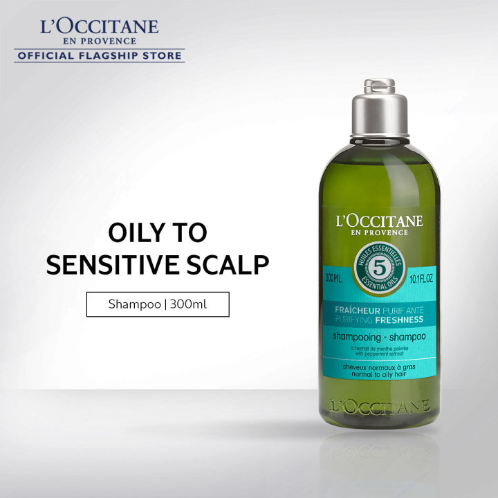 L'Occitane Purifying Freshness Shampoo 300ml | Lazada