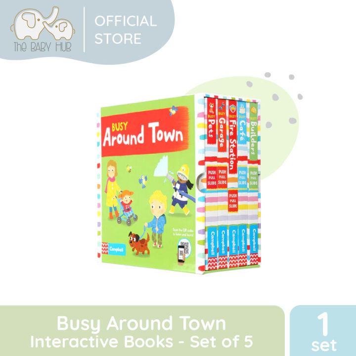 Campbell Busy Around Town Interactive Books (5 Book Boxed Set) | Lazada PH