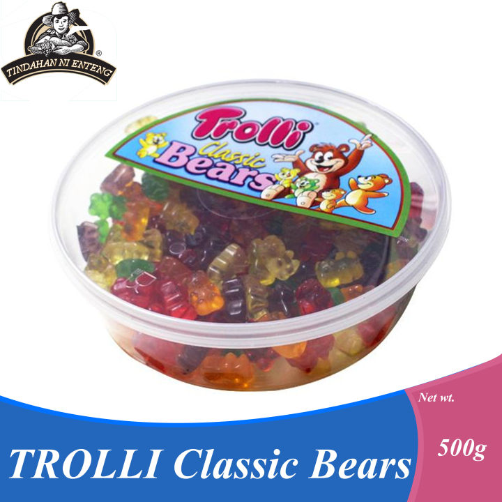Trolli Classic Bears Gummy Candy in Round Tub 500g | Lazada PH