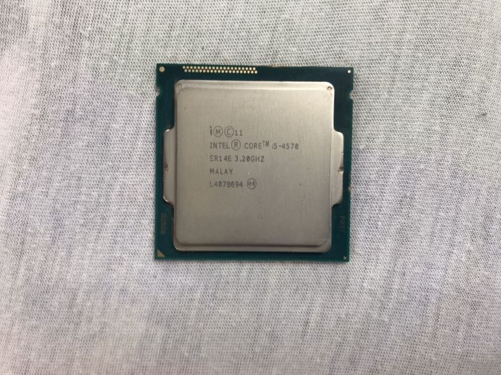 โปรเซสเซอร์ Intel® Core™ i5-4570 (แคช 6M 3.20 GHz สูงสุด 3.60 GHz ...