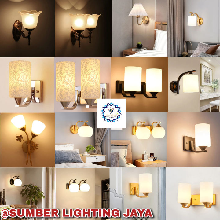 LAMPU HIAS LED DINDING GAYA NORDIC / LAMPU DINDING MEWAH DAN UNIK ...