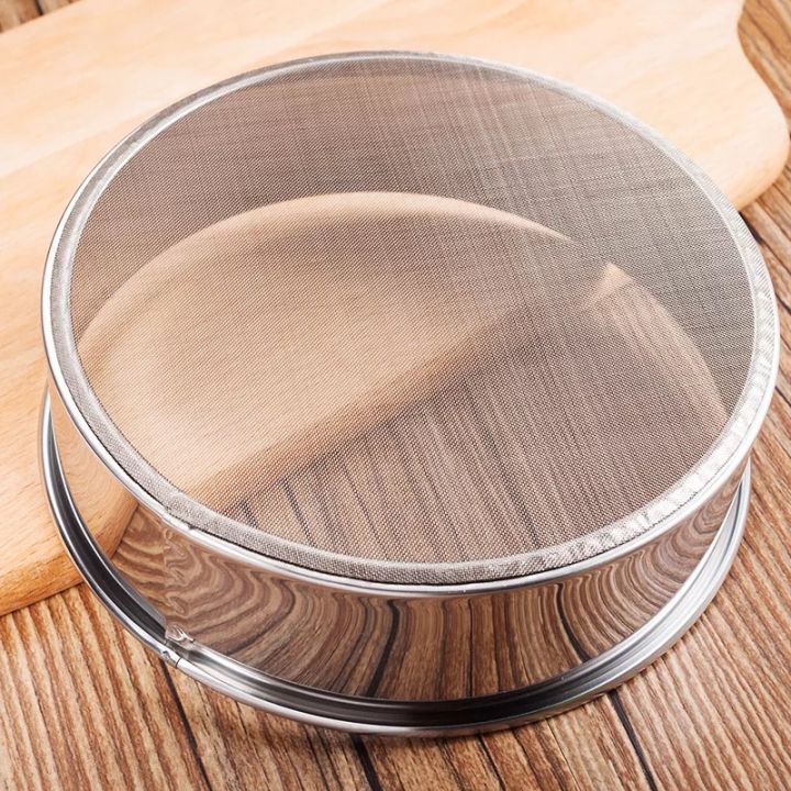 Professional Flour Sifter Fine Mesh Stainless Steel Sieve for Baking ...