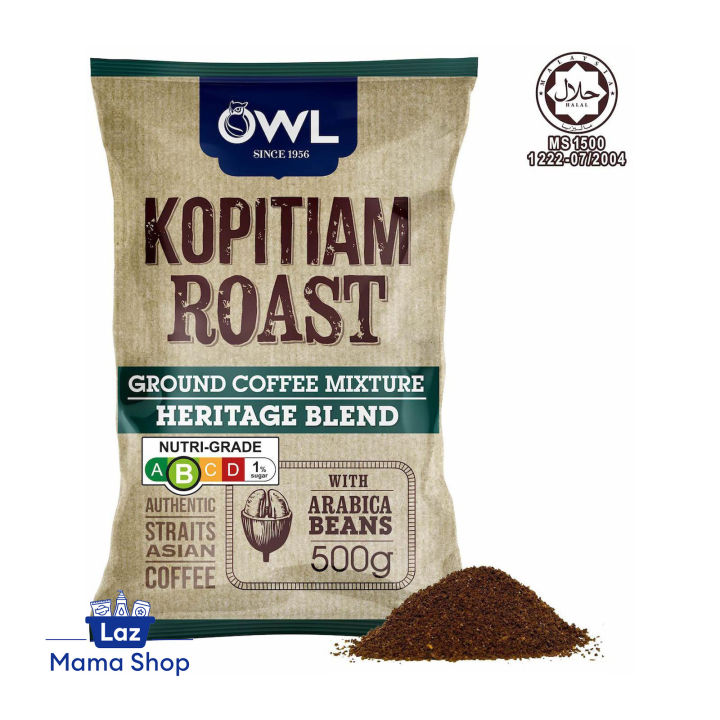 OWL Kopitiam Roast And Ground Heritage Blend Coffee 500G (Laz Mama Shop ...