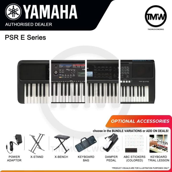 Yamaha PSR-E473 PSR-E383 PSR-E373 PSR-E283 PSR-E273 Beginners Portable ...