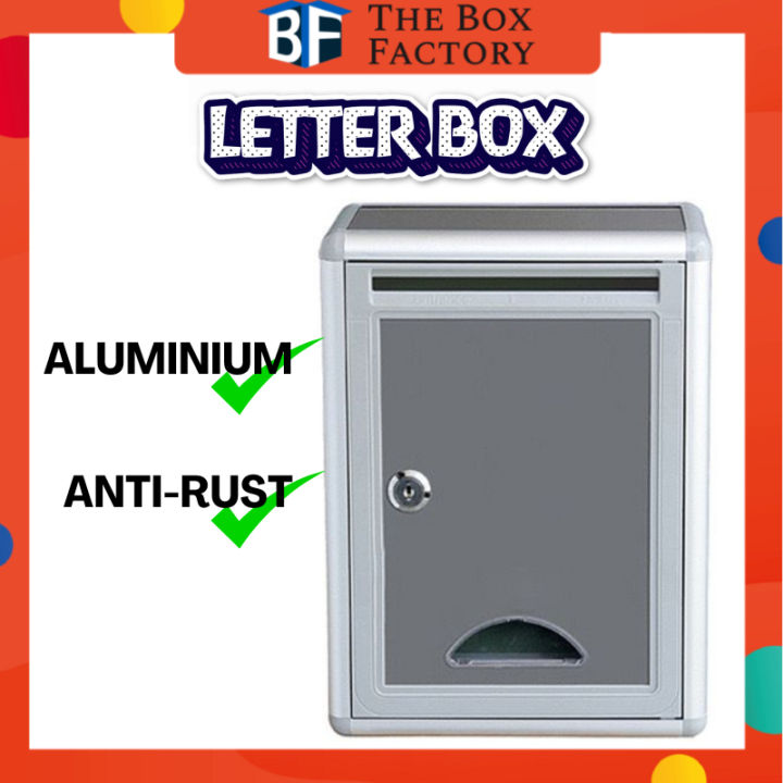 Aluminium Letter Box Mailbox Suggestion Mailbox Locker Post Newspaper ...