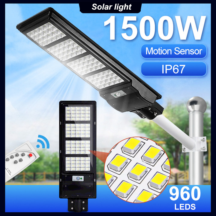 【Free Shipping 】Solar Street Light Outdoor Waterproof IP67 LED Solar ...