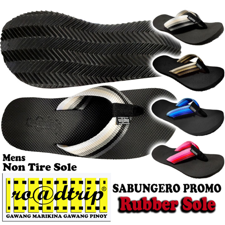 Roadtrip Sabungero promo 139 Black Footbed - Mens Roadtrip Slippers ...