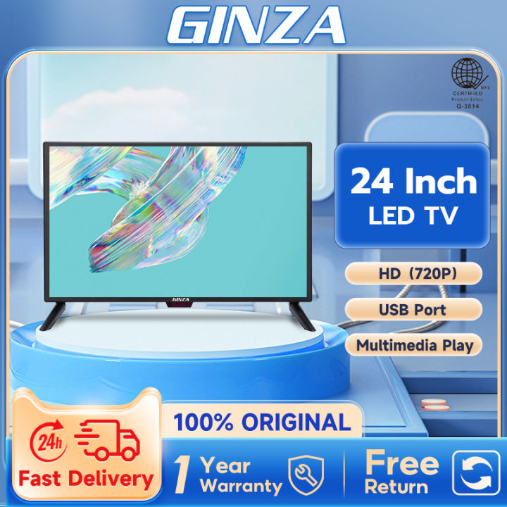 GINZA TV 24 inch TV 32 inch TV FHD LED TV Sale Flatscreen Ultra-slim Cheap TV | Lazada PH