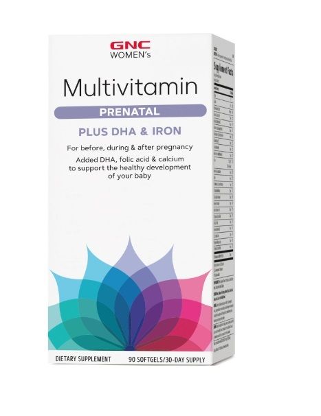 GNC Womens Prenatal Formula with DHA 90Softgels | Lazada
