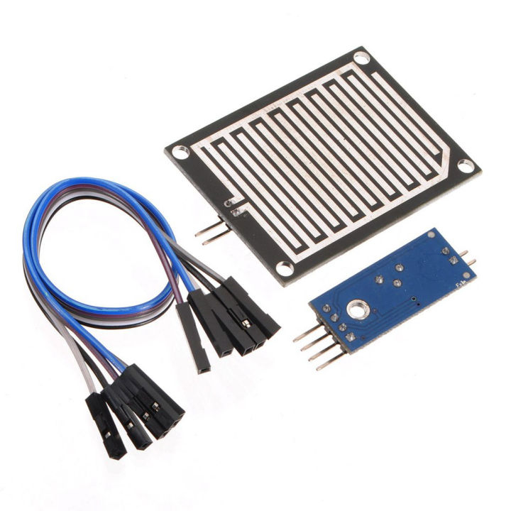RAIN SENSOR - Raindrops Detection sensor module rain module | Lazada ...