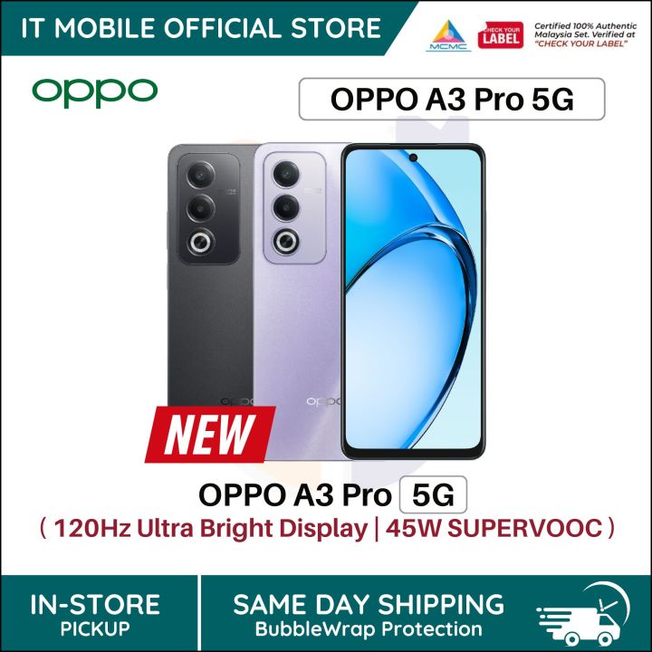 Oppo A3 Pro 5G Smartphones | Damage-proof | Armour Body | 120Hz Ultra ...