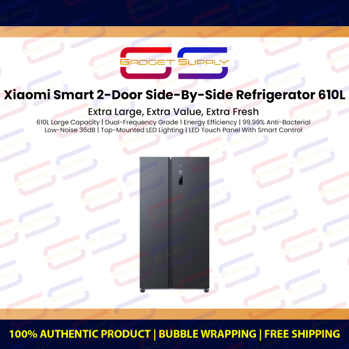 Xiaomi Smart 2-Door Side-By-Side Refrigerator 610L [Dual-Frequency ...