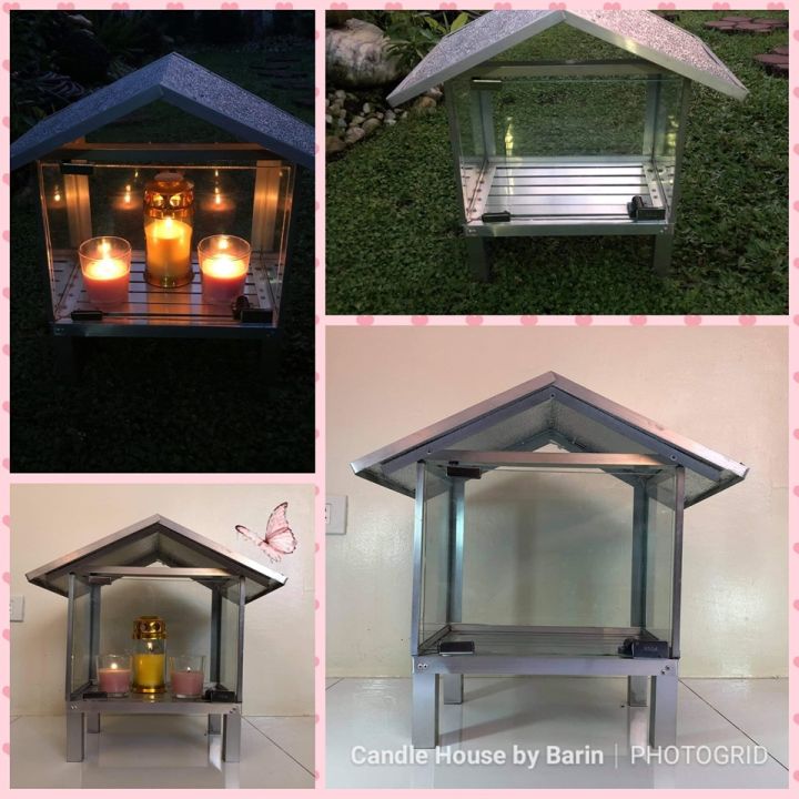 Candle House Made in Glass and Alluminum with Box | Lazada PH