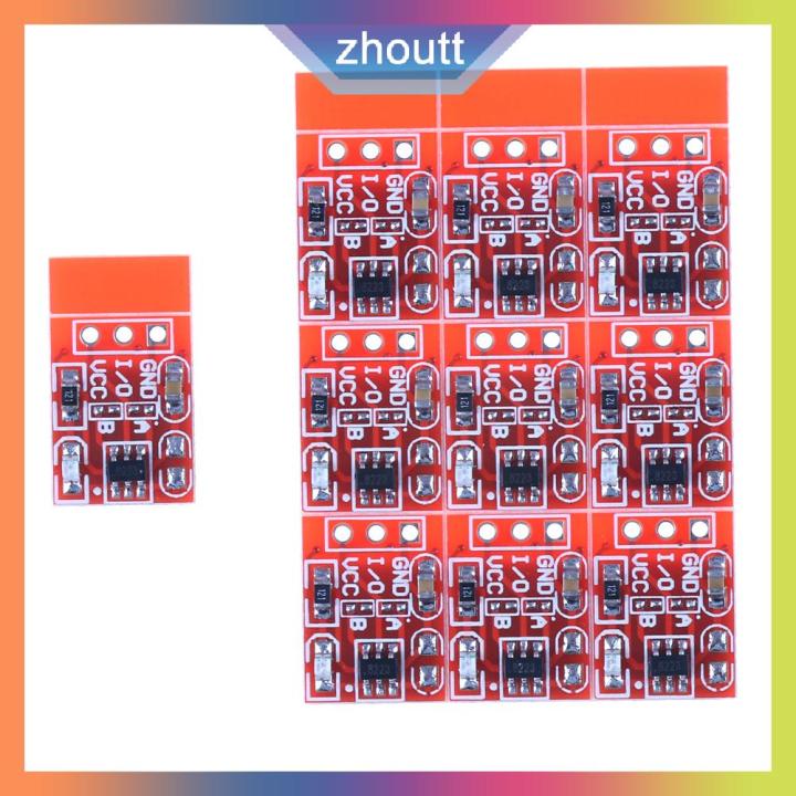 zhoutt 10Pcs TTP223 Capacitive Touch Switch Button Self-Lock Module | Lazada
