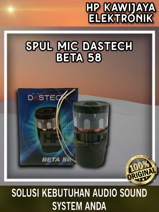 SPOOL MICROPHONE MIC DASTECH BETA 58 SPULL MIC DASTECH BETA-58 | Lazada ...