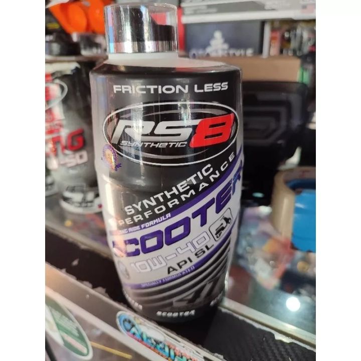 RS8 Oil Eco SCOOTER 800ML 10W-40 MA1 SYNTHETIC ORIGINAL | Lazada PH