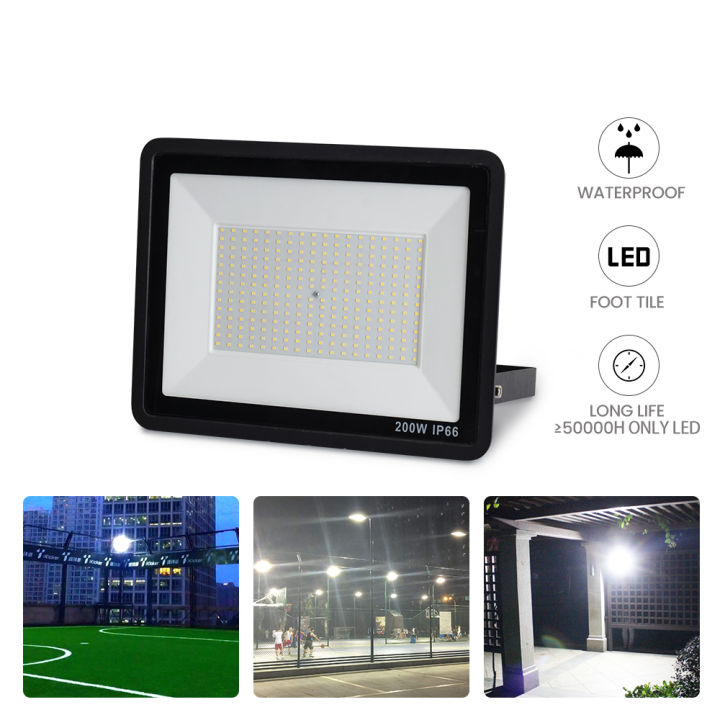 LED Flood Light 10W/20W/30W/50W/100W/150W/200W Construction Site ...