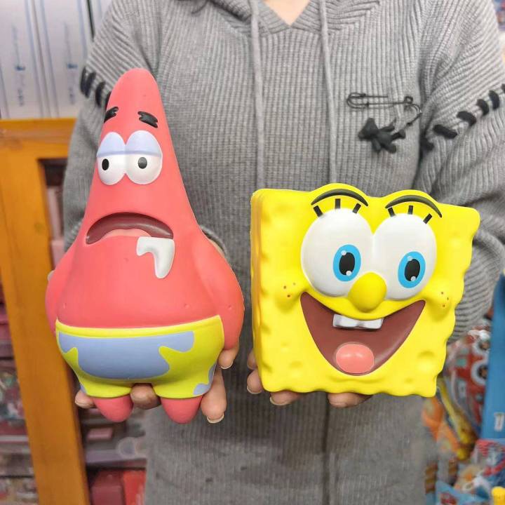LZ60 SpongeBob SquarePants Patrick Star Naloong PU Press Toys Gift For ...