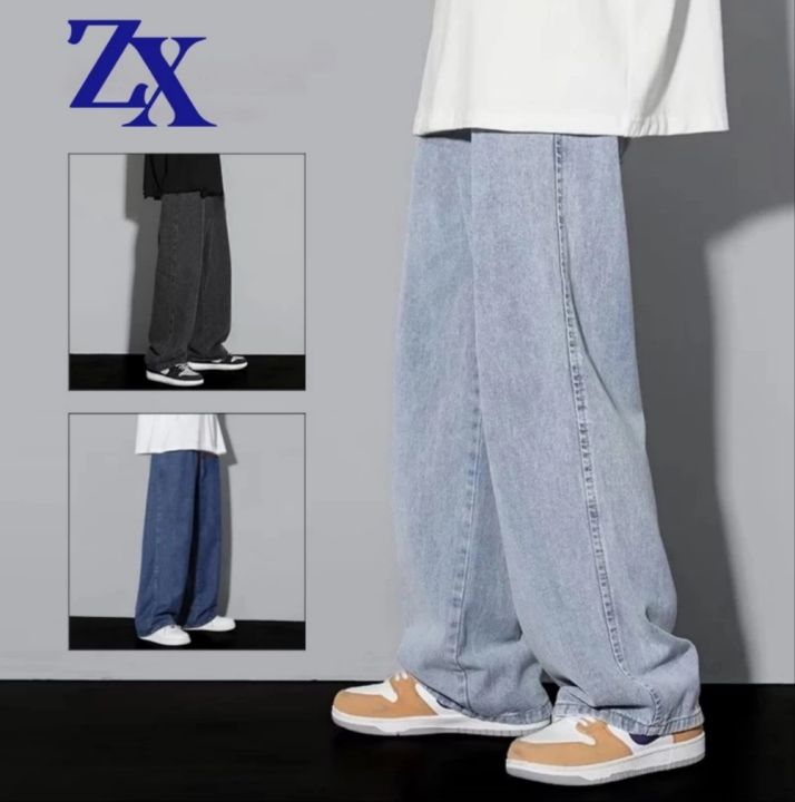 ZX Maong Pants For Men Straight Leg Denim Jeans Korean Style Fashion ...