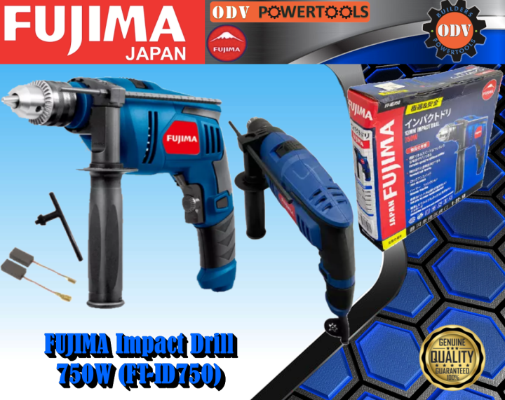 FUJIMA Impact Hammer Drill 750W (FT-ID750) with FREE 1/8" DRILL BIT~ODV ...