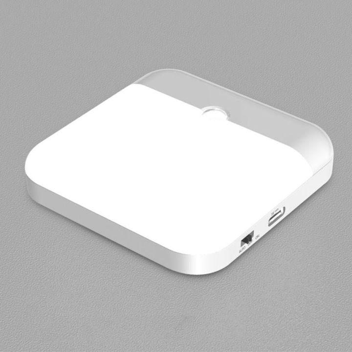 Cảm biến chuyển động Đèn Led Sạc USB đèn vuông cho phòng ngủ nhà bếp ...