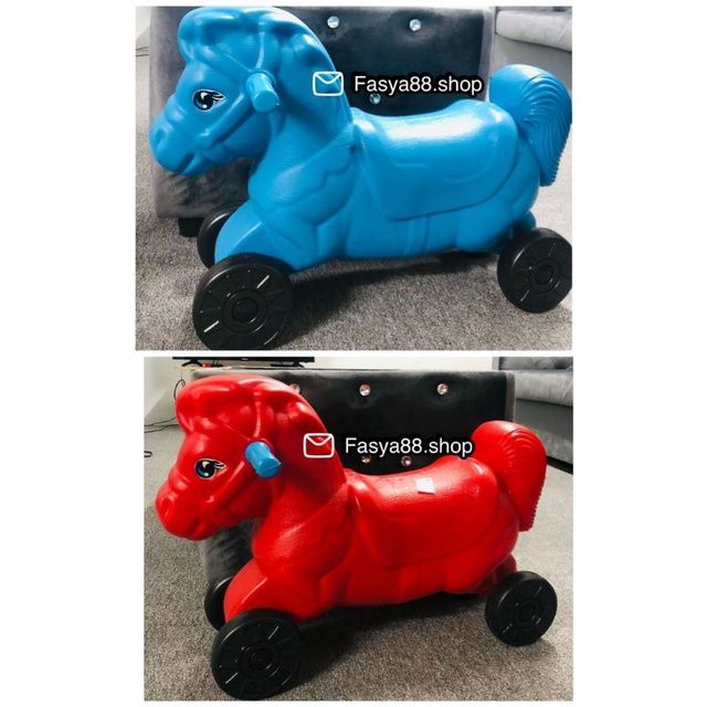 READYSTOK KUDA MAINAN KANAK-KANAK/RIDE ON HORE KUDA PLASTIK KIDS/Ride ...
