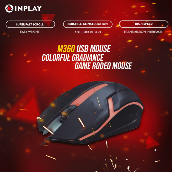 Inplay M360 | USB Mouse | Inplay by EJD | Lazada PH