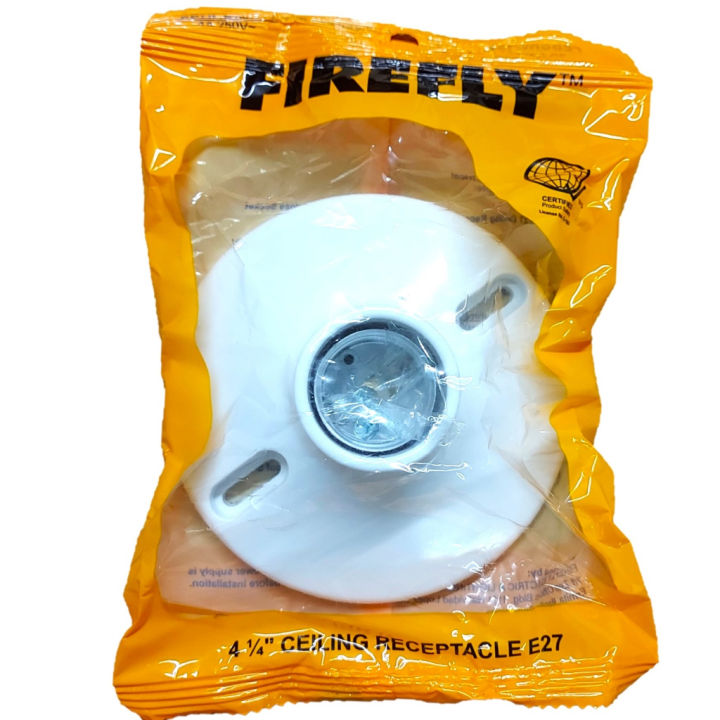 3SIZES RECEPTACLE firefly E27 Ceiling Receptacle White firefly ...