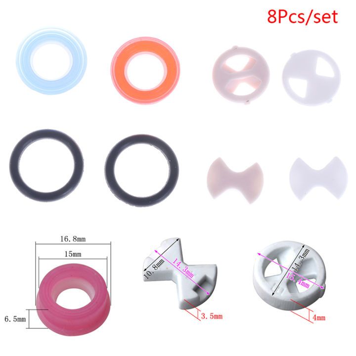 CHUA 🔥Ready Stock🔥8Pcs/set Ceramic Disc Silicon Washer Insert Turn ...