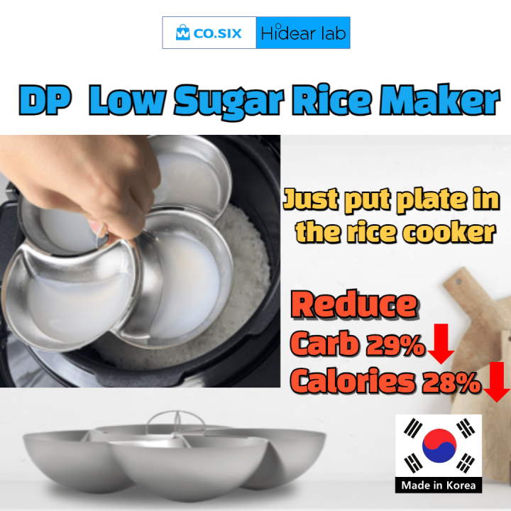 CO.SIX DP Low Sugar Rice Maker/ Low Carbs Rice, Low Sugar Rice / Remove ...