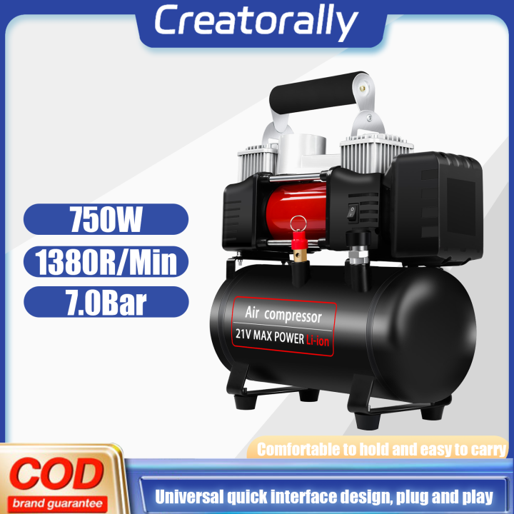 Creatorally Kompresor Angin 45L/Min Oiless Listrik 750W Air Compressor ...