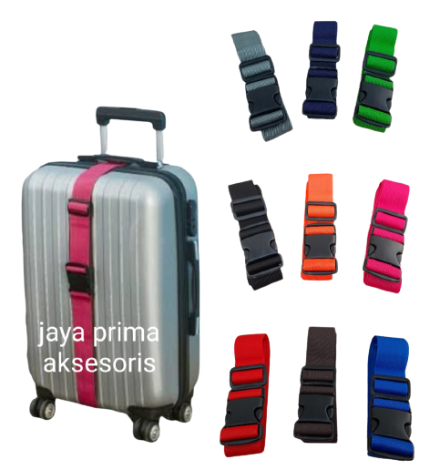 tali sabuk pengikat dan pengaman koper luggage strap belt pengikat ...