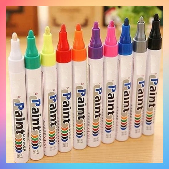 Spidol Ban TOYO Permanent Paint Marker Pen Cat Pulpen Warna Ban Mobil ...