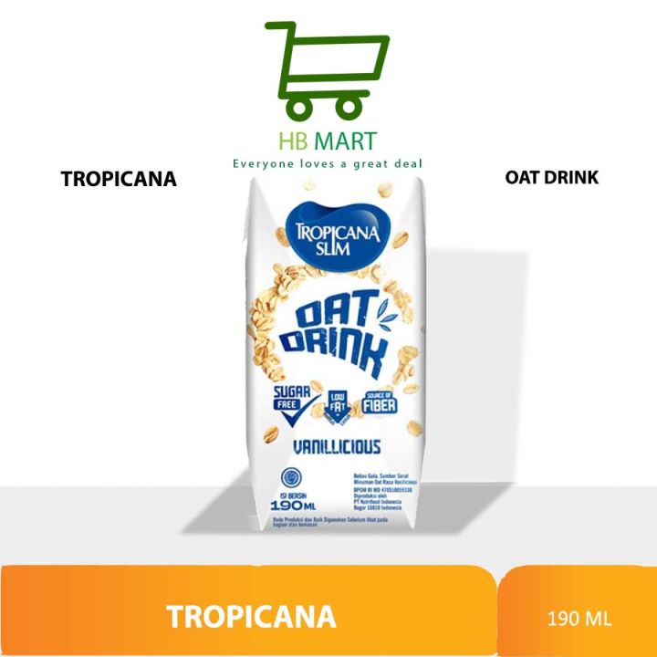 Tropicana Slim Oat Drink 190ml ( Satuan) | Lazada Indonesia