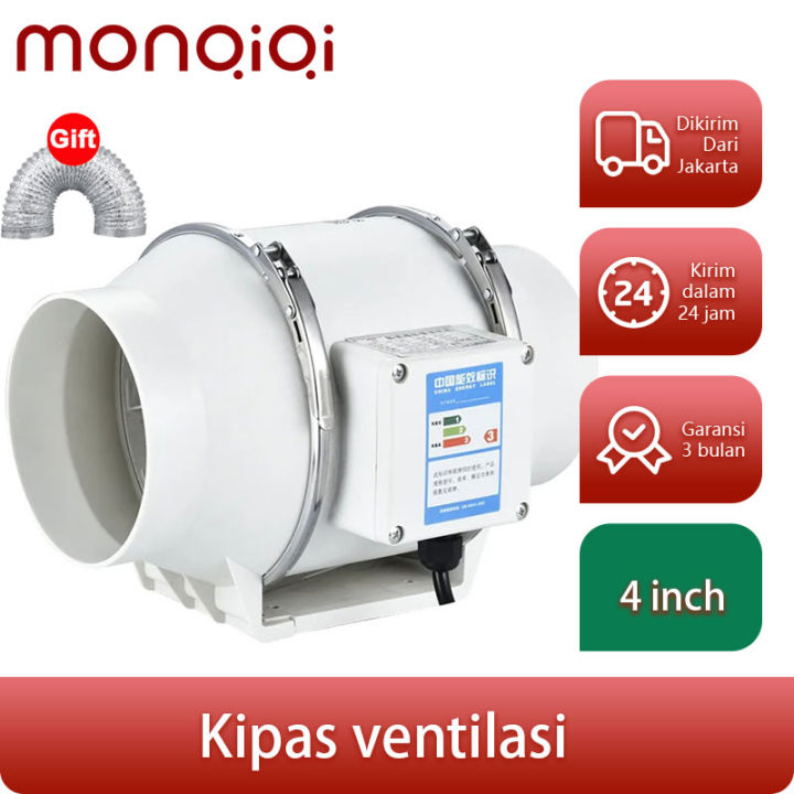 4 inch Kipas ventilasi multi fungsi fentilasi udara blower kipas inch ...