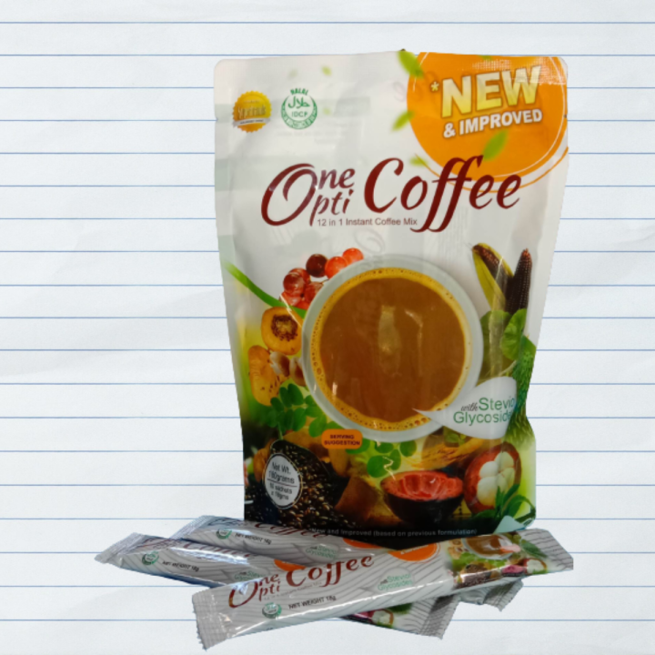 ONE OPTI COFFEE 100% Original 12in1 Instant Coffee Mix | Lazada PH