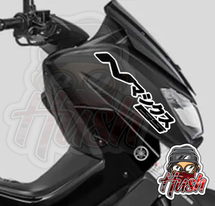 Yamaha Nmax Sticker Japanese Logo v1/v2 ( Both sides 2 pcs left and ...