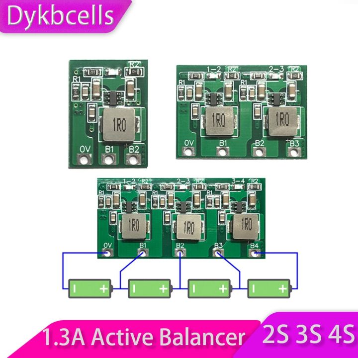 Dykbcells 1.3a Active Equalizer Balancer 2s 3s 4s 3.7v 18650 Lithium 3 ...