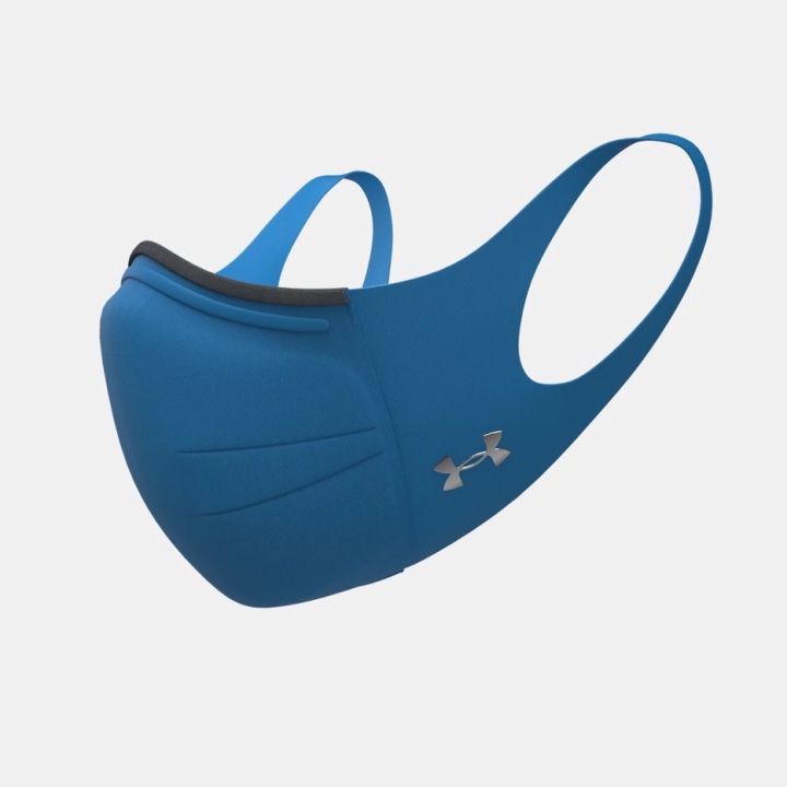 พร้อมส่ง รุ่นใหม่ล่าสุด สีฟ้า Under Armour UA Sports Mask Featherweight ...