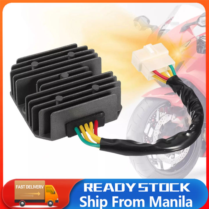 5 Wire Full Wave Motorcycle Regulator Rectifier for 12V DC Bike Quad ...