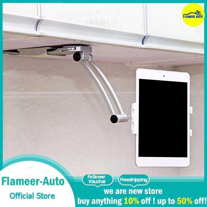 Flameer 2-in-1 Kitchen Tablet Stand Wall Mount Adjustable Under Cabinet ...
