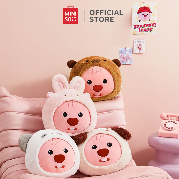 MINISO x Loopy Collection Boneka Doll Pillow Koleksi Zanmang Loopy 16 ...