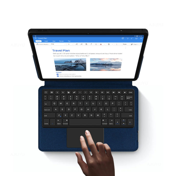 Wireless Bluetooth Mouse Touchpad Keyboard Case for iPad Pro 12.9 Inch ...