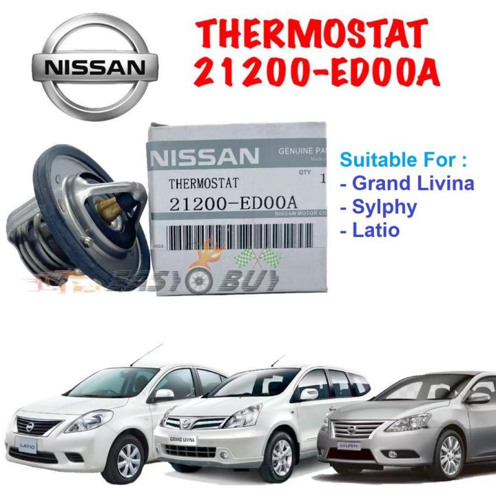 NISSAN Genuine Thermostat with rubber (seal) Nissan Livina / Latio ...